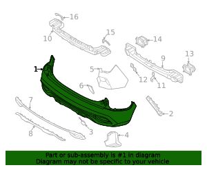 86612-Q5000 - Bumper Cover 2021-2023 Kia Seltos | Kia.Parts Store
