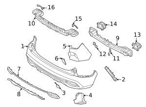 2021-2023 Kia Seltos Upper Cover 86692-Q5000 | Kia Automotive Parts
