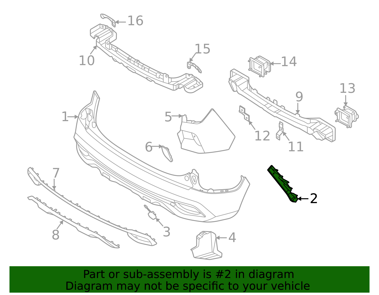 2021-2023 Kia Seltos Side Retainer 86651-Q5000 | QuirkParts