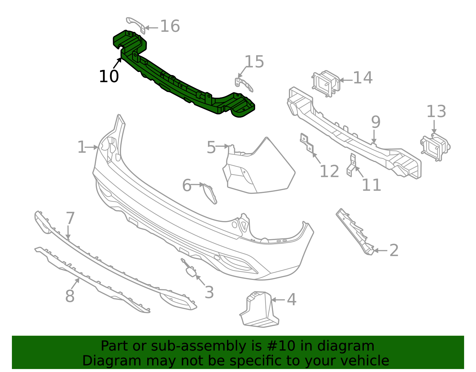 2021-2023 Kia Seltos Impact Bar 86631-Q5000 | Retail Performance Auto Parts
