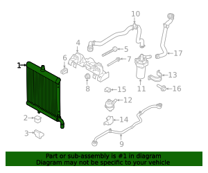 Radiator - 2013-2024 Land Rover (LR162110) | Land Rover Annapolis Parts