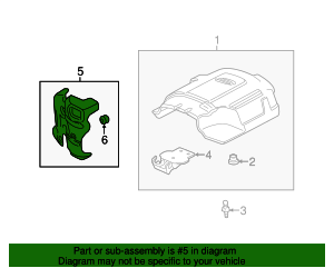 2007-2019 GM Upper Engine Intake Manifold Cover 12610052 GM ...