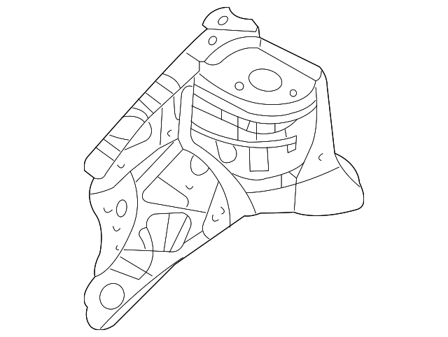 64502-4D010 - Apron Panel 2006-2014 Kia Sedona | Kia.Parts Store