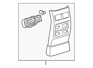 2010-2012 Lexus Rear Trim 58903-48080-B0 | OEM Parts Online