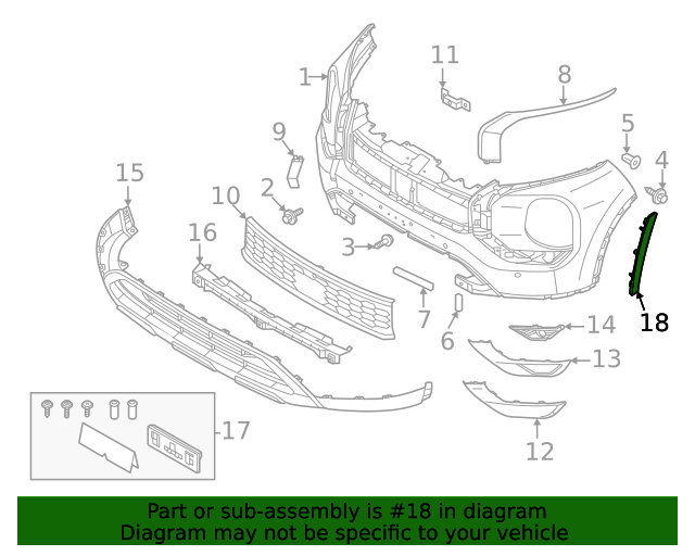 8355A120 - Reflector Panel 2022-2024 Mitsubishi | Mitsubishi Direct Parts