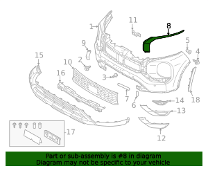 6407A271 - Side Molding 2022-2024 Mitsubishi | Mitsubishi Direct Parts