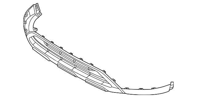 2022-2023 Mitsubishi Outlander Lower Grille 6400J890XA | Auto Parts