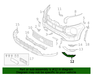 2022-2024 Mitsubishi Lower Trim 6407A416 | Mitsubishi Parts Warehouse ...