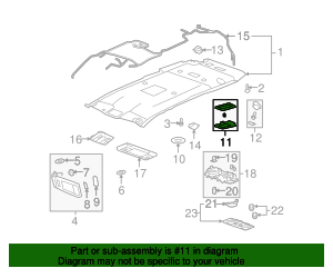 2007-2017 GM Ebony Rear Seat Belt Intermediate Guide 22837567 GM ...