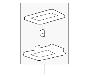 2007-2017 GM Ebony Rear Seat Belt Intermediate Guide 22837567 ...
