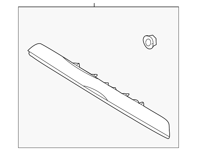 2010-2012 Ford Fusion OEM NEW Ford High Mount Lamp Ae5Z-13A613-A AE5Z ...