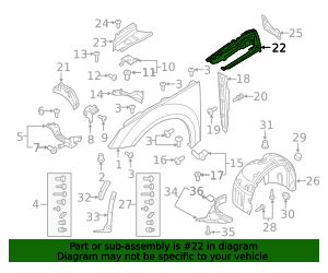 8S0-821-170-B - Seal Strip 2016-2023 Audi | Audi OEM Parts