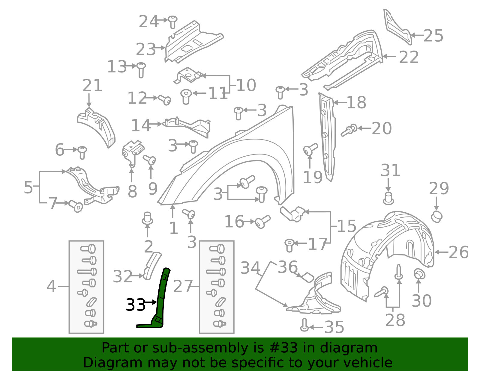 2016-2023 Audi Strip 8S0-807-409 | TascaParts.com