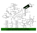 2016-2020 Audi Seal Strip 8S0-821-169-B | Genuine Audi Parts