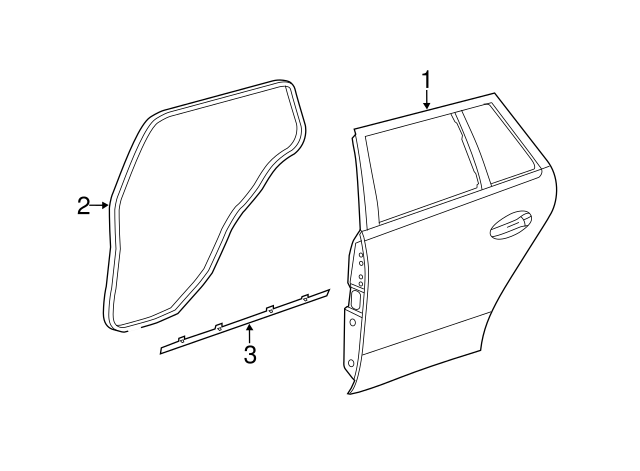 212-730-03-05 - Door Shell 2011-2013 Mercedes-Benz | Mercedes-Benz USA ...