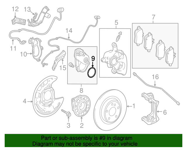 2014-2023 Mercedes-Benz Actuator O-Ring 023-997-84-45-64 | MB OEM Parts