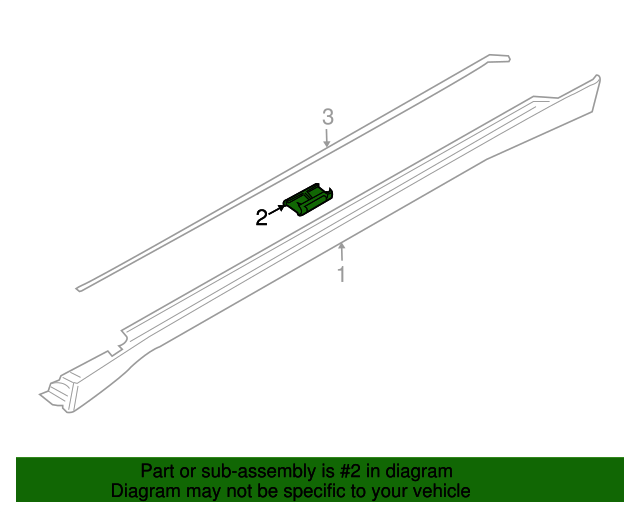 Genuine BMW 51-71-7-037-377 | Rocker Molding Clip | FREE Shipping on ...