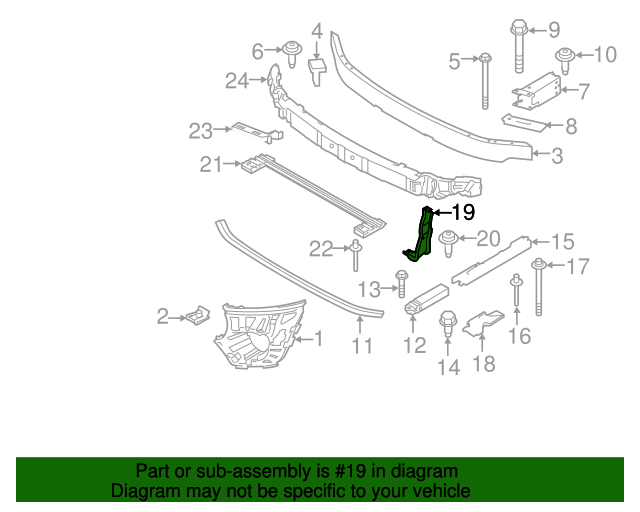 51-11-7-498-085 - Vertical brace, right 2014-2024 Mini ...