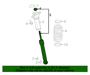 2020-2021 Toyota Corolla Shock Absorber 48530-8Z113 | OEM Parts Online