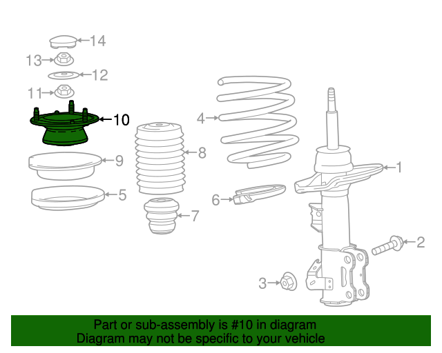 Buy Genuine GM Auto Parts - Mount (Part # 84190339) | GM Parts Store