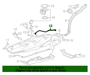 2013-2018 Toyota RAV4 Fuel Tank Vent Hose 77015-0R020 | AutoNationParts.com