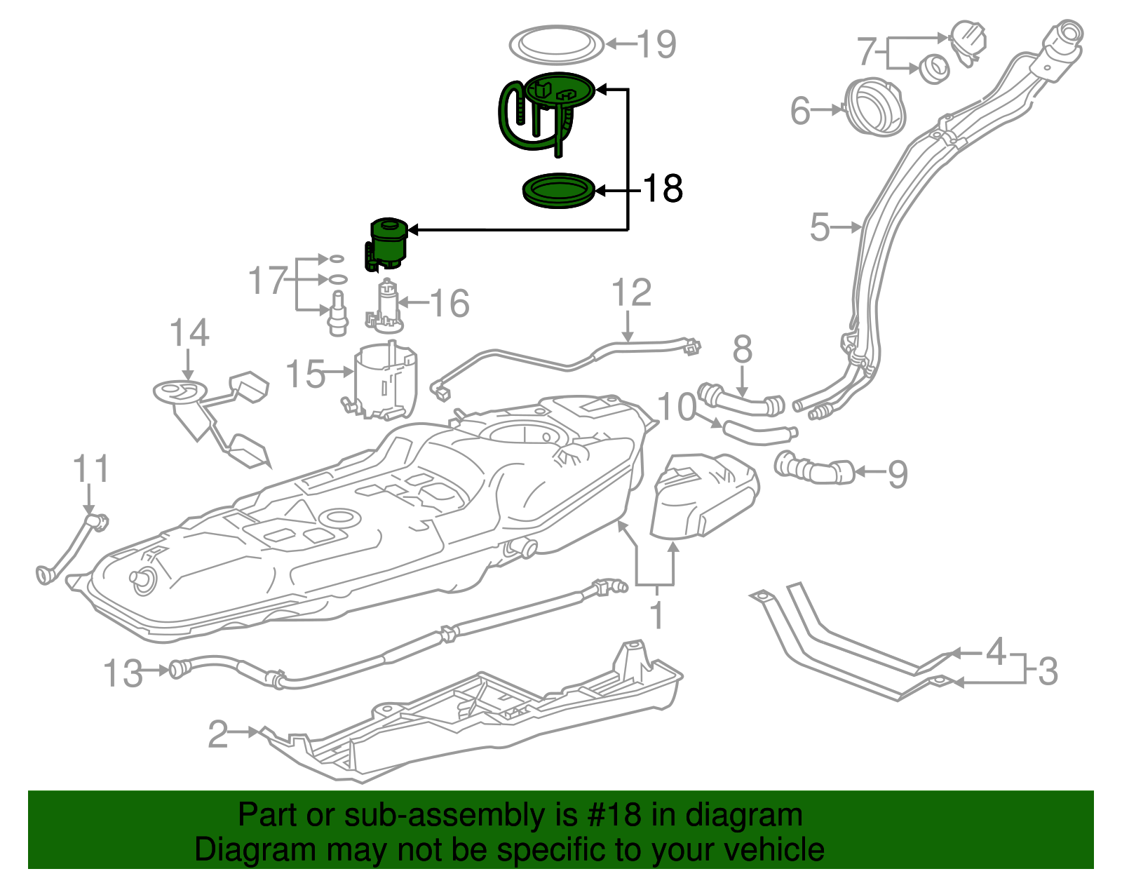 77024-42070 - Fuel Filter 2009-2018 Toyota RAV4 | Longo Toyota Parts