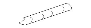 004-991-34-70 - Quarter Panel Molding Clip 2016-2023 Mercedes-Benz ...