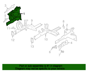 2018-2020 Hyundai Elantra GT Apron Assembly 64502-G3000 | QuirkParts