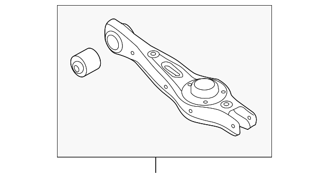 2013-2019 Hyundai Lower Control Arm 55220-2W151 | QuirkParts