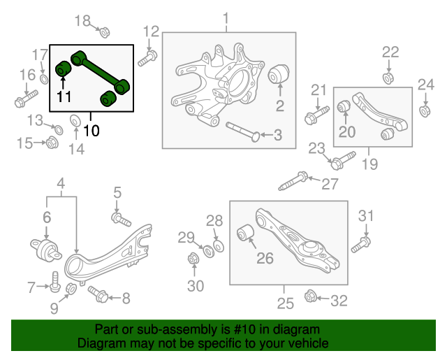2013-2014 Hyundai Track Bar 55250-2W110 | OEM Parts Online