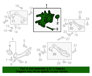 2015-2019 Hyundai Knuckle 52720-2W600 | OEM Parts Online