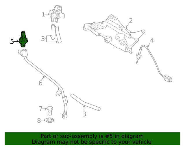 13628570936 - 2018 BMW Pressure Sensor (13-62-8-570-936) | BMW of South ...