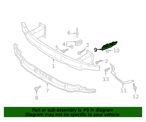 2019-2023 Audi Bumper Guide 4K8-807-284-B | Audi USA Parts