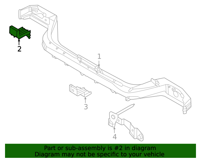 Genuine Upper Bracket for 2022-2024 Hyundai Tucson | Part# 86633-CW000 ...