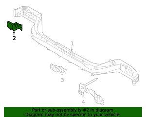 Genuine Upper Bracket for 2022-2024 Hyundai Tucson | Part# 86633-CW000 ...