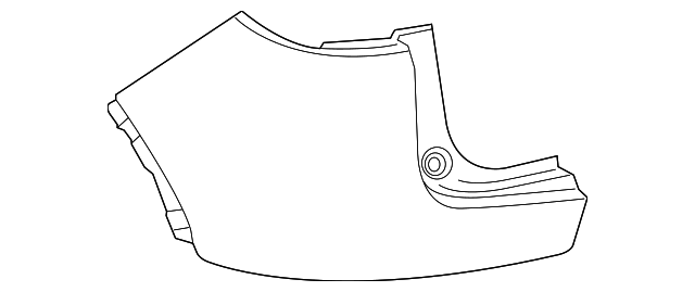 84384199 - Rear Passenger Side Upper Bumper Cover - 2019-2022 Chevrolet ...