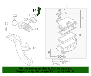 2019-2024 Toyota Vent Hose 12262-25080 | OEM Parts Online