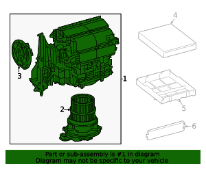 2018-2024 Toyota Blower Assembly 87130-06410 | Toyota Parts Center