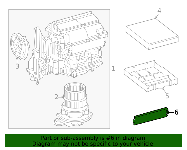 88899-06310 - Cabin Air Filter Cover 2018-2024 Toyota | Longo Toyota Parts
