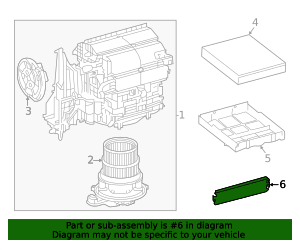 88899-06310 - Cabin Air Filter Cover 2018-2024 Toyota | Longo Toyota Parts