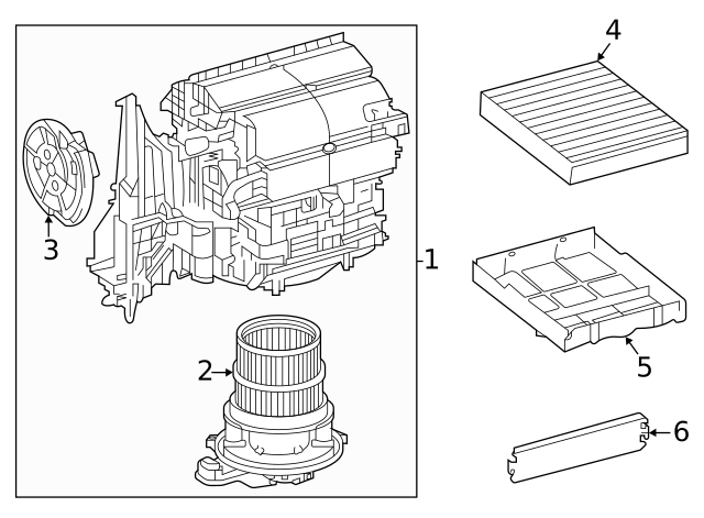 88899-0R010 - Filter Housing 2016-2024 Toyota | AutoNationParts.com