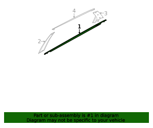 2021-2023 Hyundai Elantra Door Belt Molding 83220-AA010 ...
