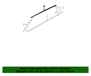 2021-2025 Hyundai Frame Molding 83850-AA010 | OEM Parts Online