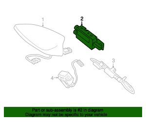 2016-2020 Chevrolet Camaro Radio Antenna Amplifier 13490407 GM ...