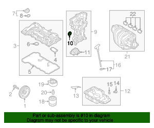 Genuine Rear Main Seal for 2011-2021 Hyundai | Part# 21443-2E110 ...
