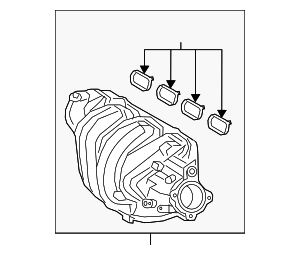 2016-2019 Hyundai Sonata Intake Manifold 28310-2E900 | OEM Parts Online