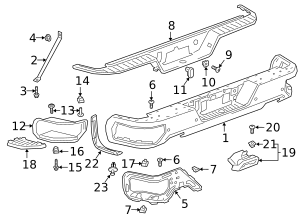2019-2020 GM Support Brace 23388665 | TascaParts.com