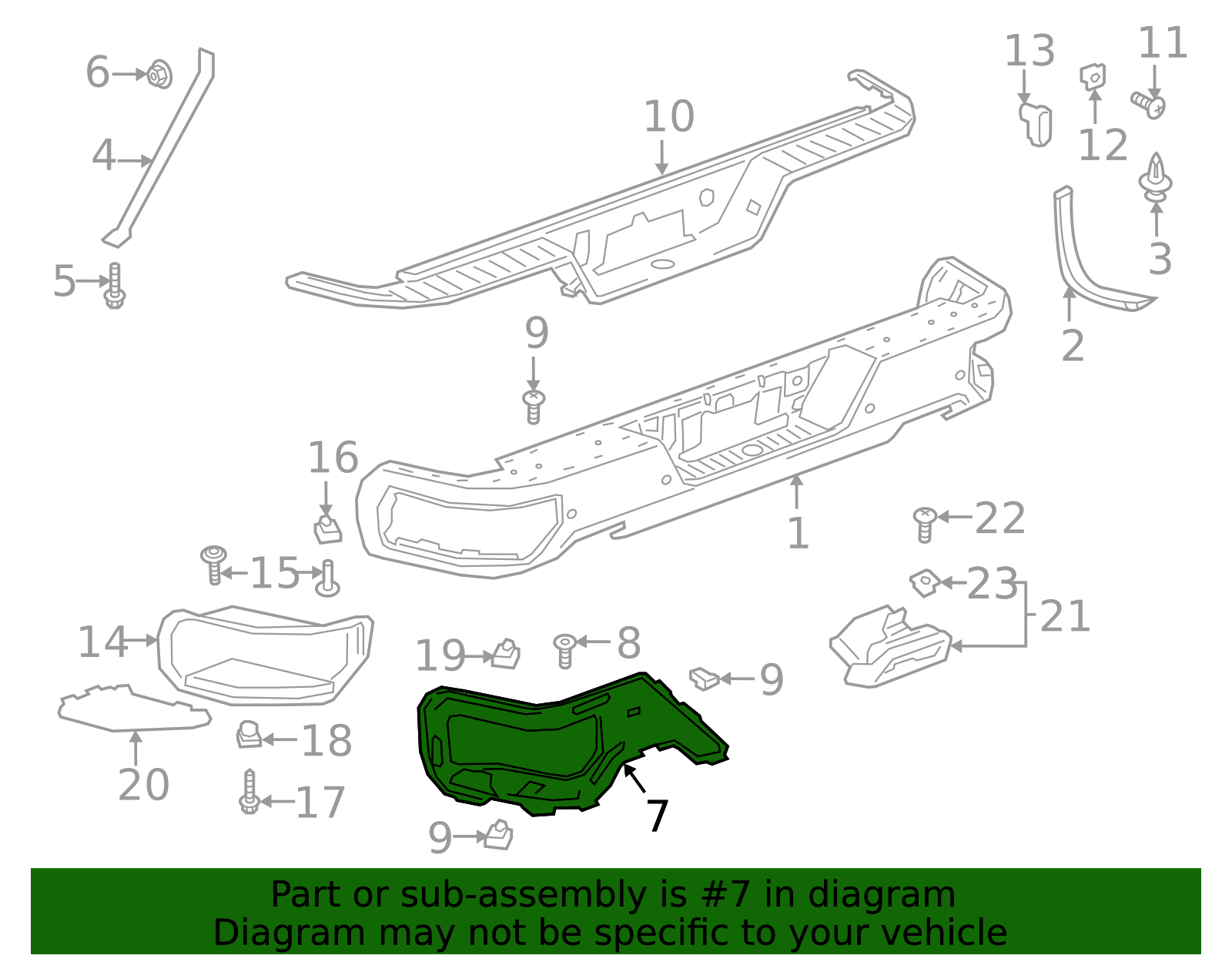 2022-2024 GM Bumper Bracket 84874235 GM | GMPartsDirect.com