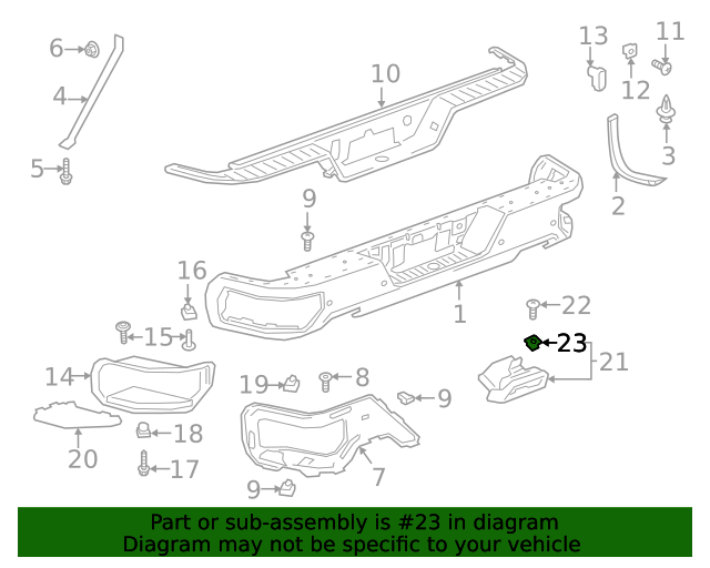 2019-2024 GM Multi-Purpose Nut 11548298 GM | GMPartsDirect.com