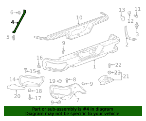 2019-2024 GM Support Brace 23388665 | TascaParts.com